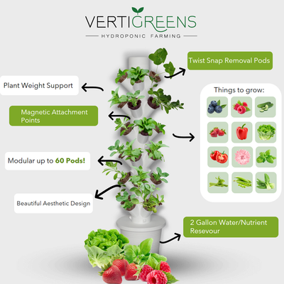VertiGreens - Vertical Grow Towers